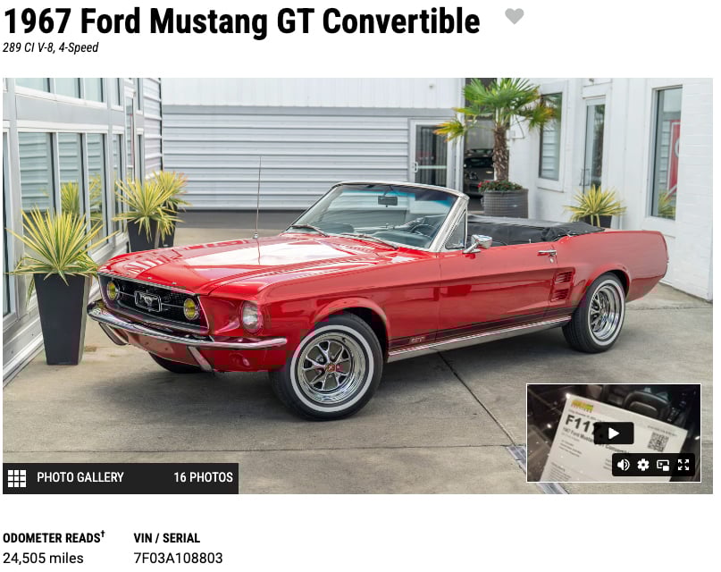 1964-1973 Ford Mustang VIN Decoder & Pre-Purchase Buyer's Guide