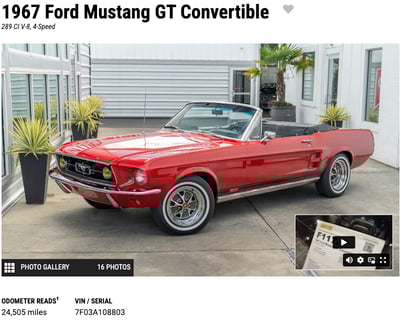 1964-1973 Ford Mustang VIN Decoder & Pre-Purchase Buyer's Guide