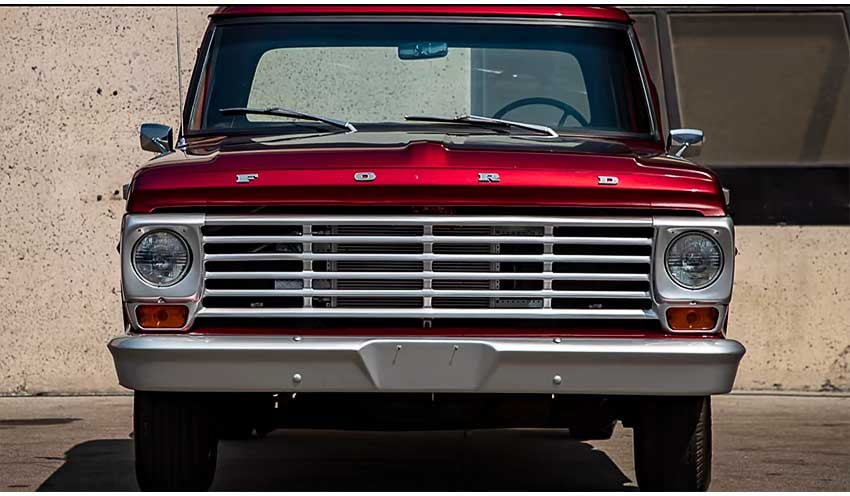 1967-1972 Ford F100 Model Years Identification Guide