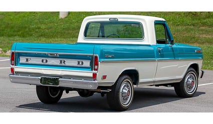 1967-1972 Ford F100 Model Years Identification Guide