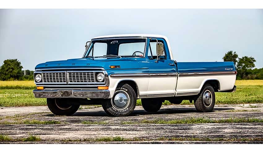 1967-1972 Ford F100 Model Years Identification Guide