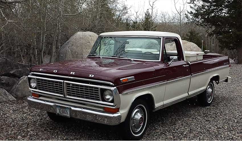 1967-1972 Ford F100 Model Years Identification Guide
