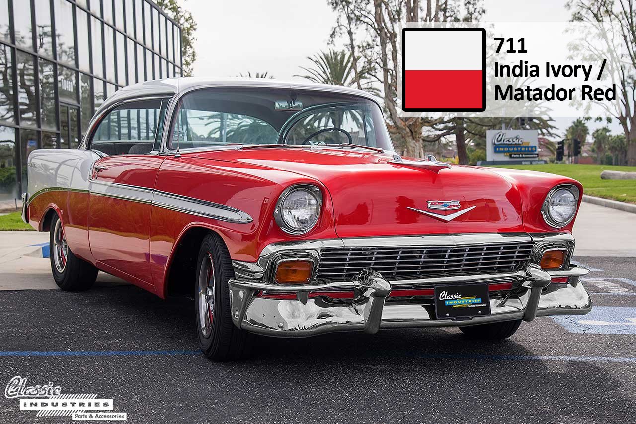 1955, 1956, & 1957 Chevy Colors and Paint Codes