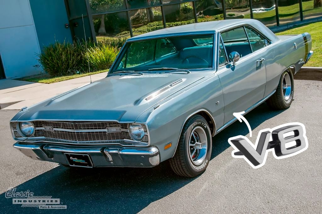 New Product: 1966-70 Dodge and Plymouth V8 Emblem