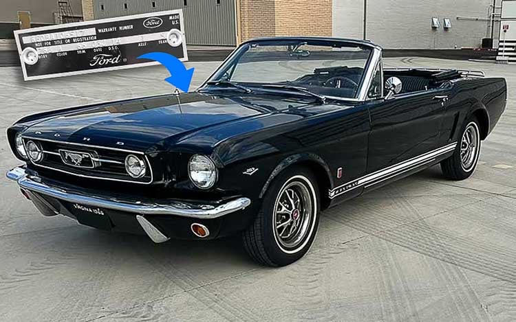 Ford Mustang Data Plate: What Is It and What Can It Tell You?
