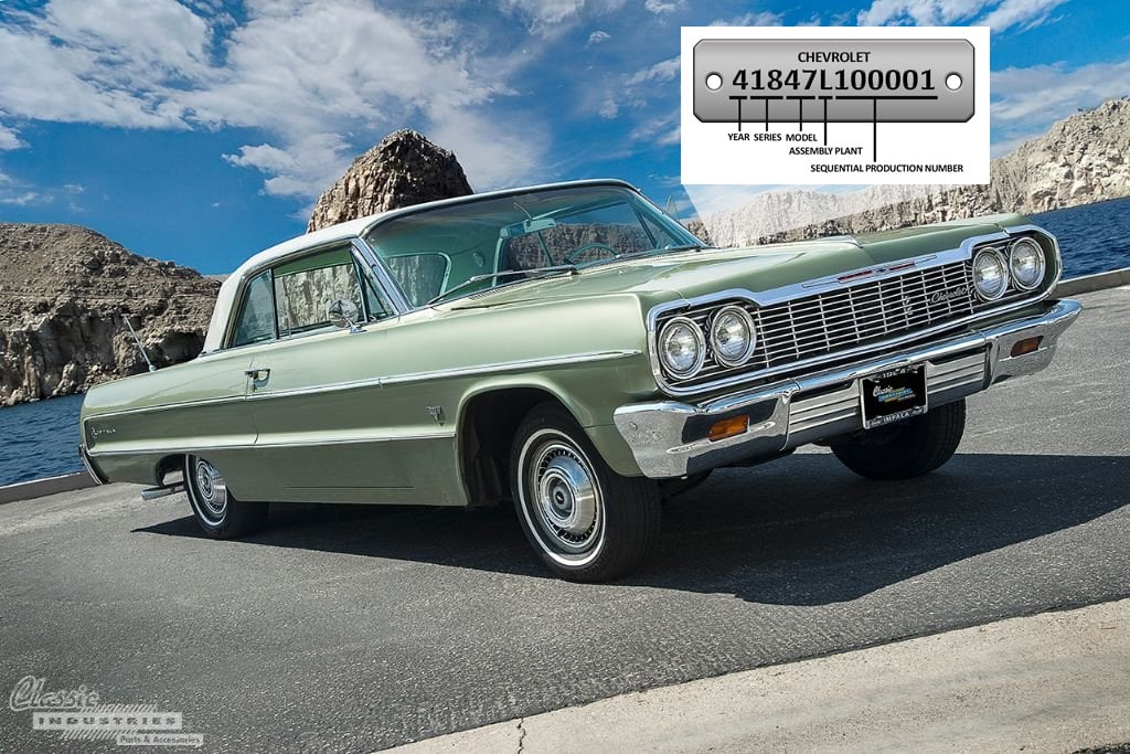 1958-80 Chevy Impala & Full Size Chevy VIN Decoder