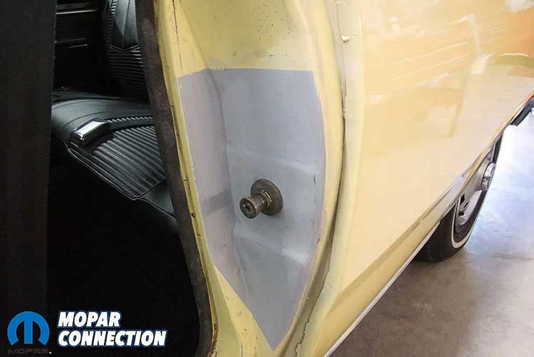 1967-1976 Road Runner GTX Dart Challenger Door Latch Post Door Striker ...