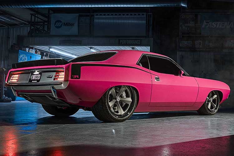 Ringbrothers "Infected" Plymouth Cuda with an 807hp Hellcat Redeye V8