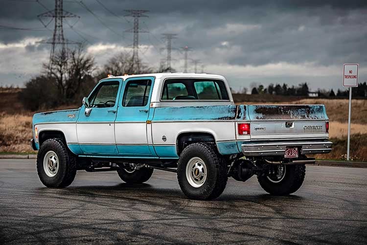 Roadster Shop's "Big Iron" Duramax-Powered 1976 Silverado Crew Cab