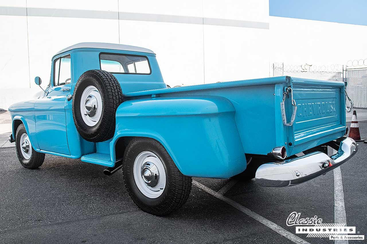 1957 Chevy 3200 The Perfect Pickup for 3 Surf Grommets